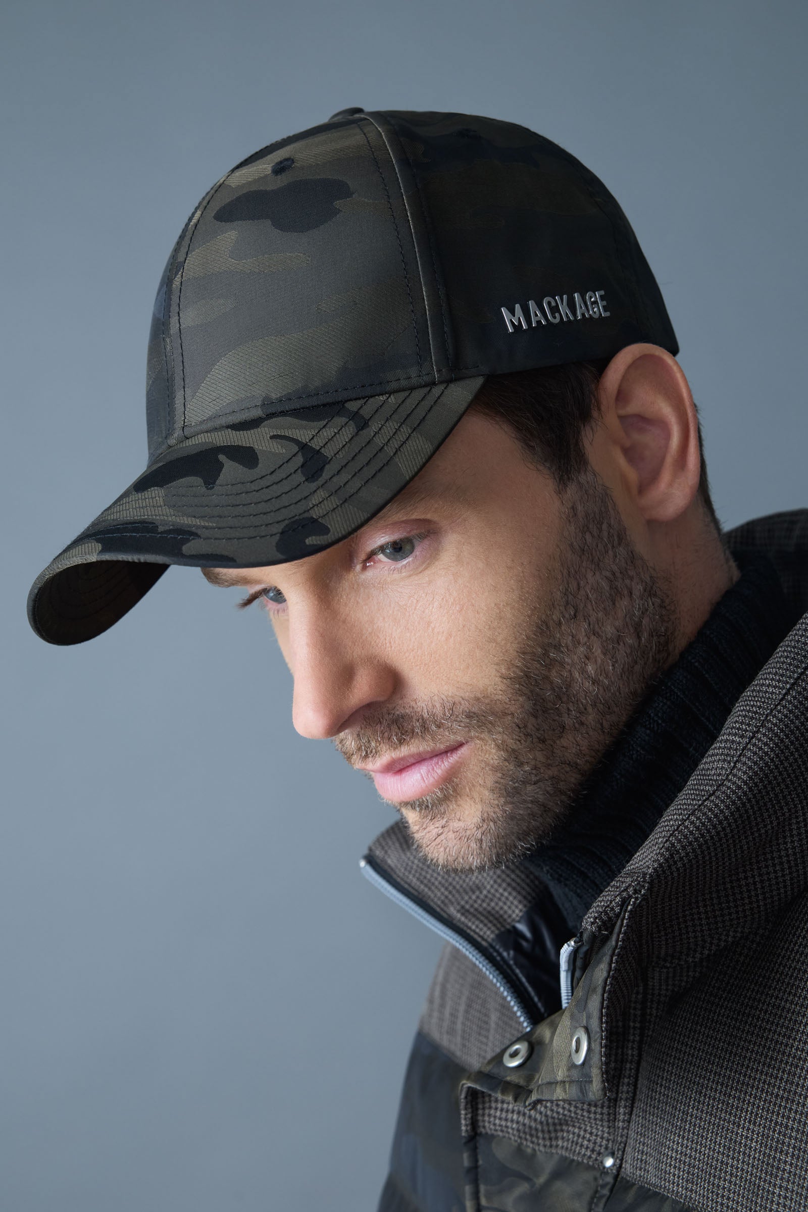 ANDERSON-JC Jacquard Camouflage Baseball Cap | Mackage UK