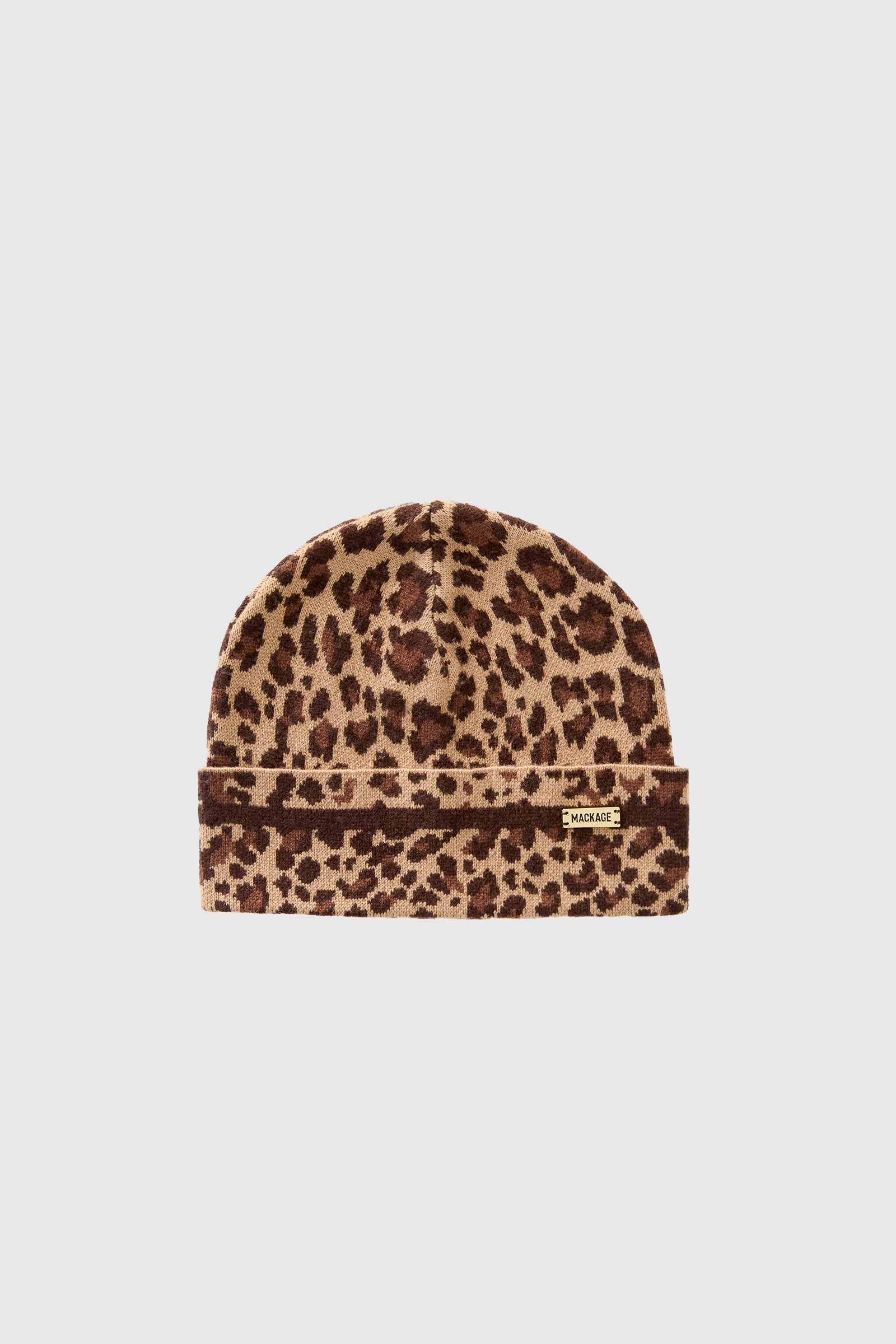 KIKO-A Unisex Leopard Jacquard Toque | Mackage® UK