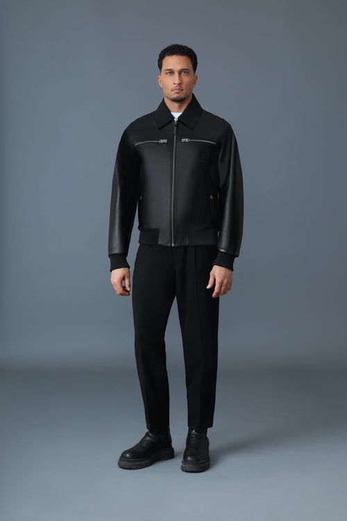 KNOX Leather Jacket for Men | Mackage UK