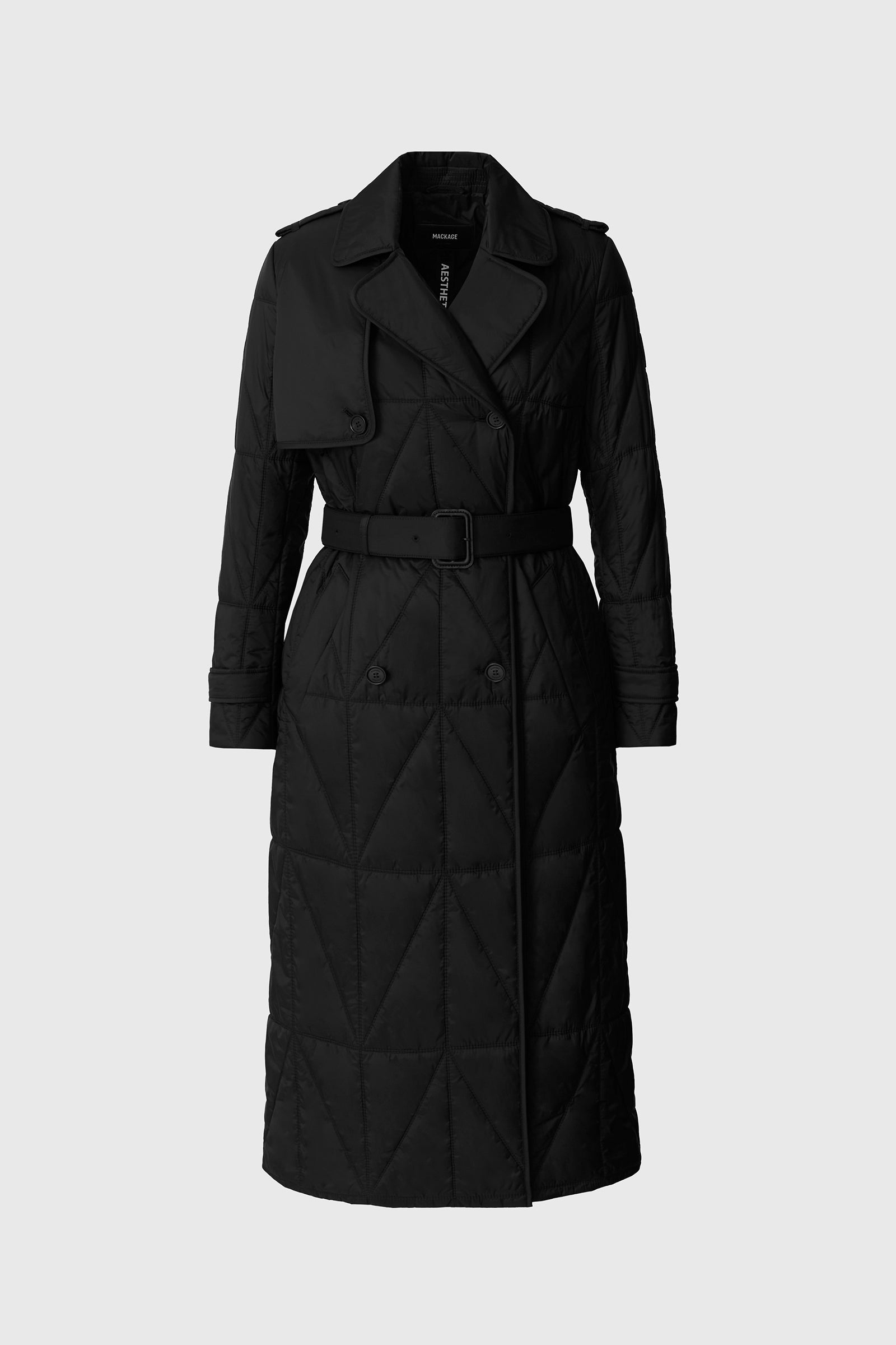 MAVIS Quilted Maxi Trench Coat for Women | Mackage® UK