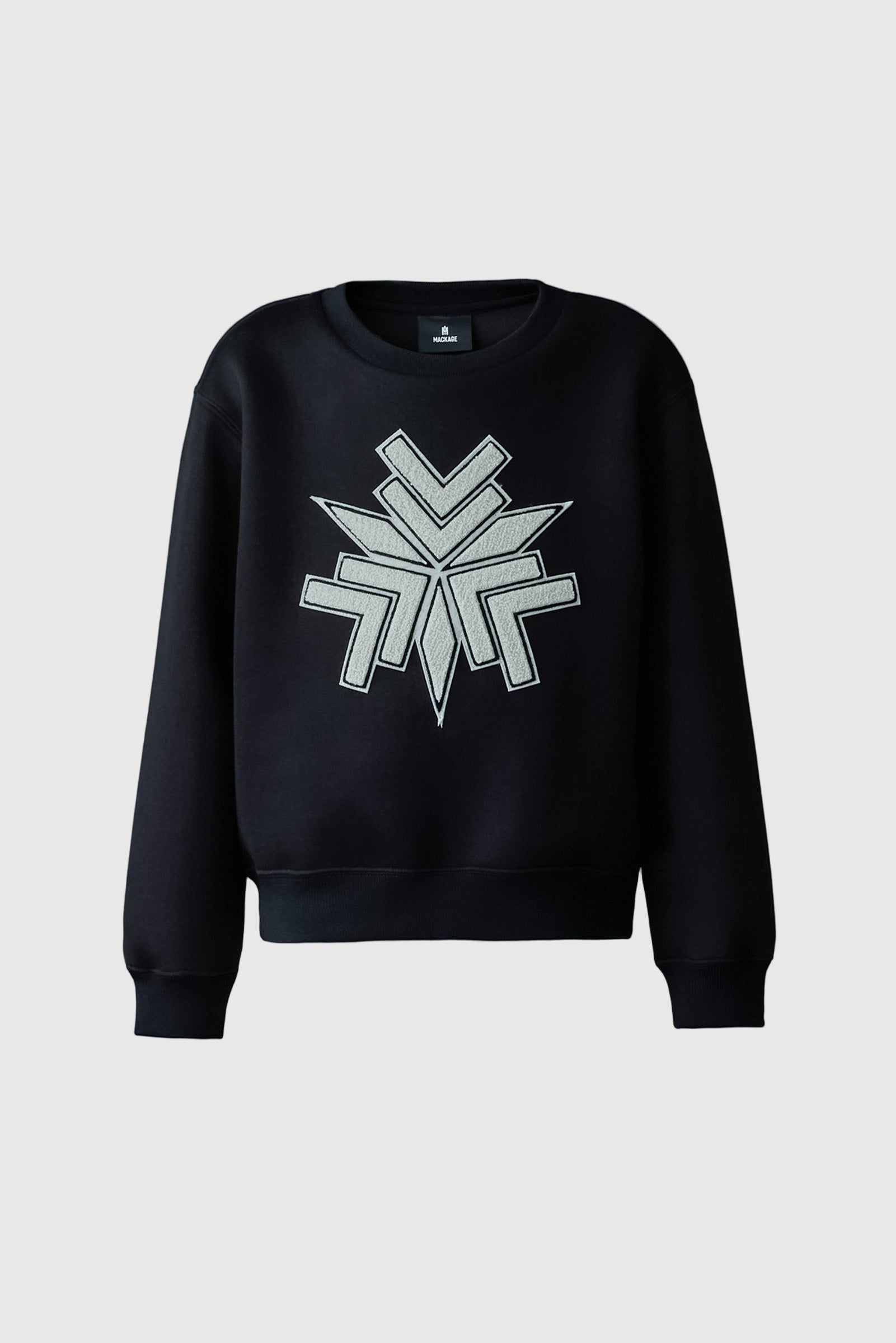 Sawyer-TSF, double-face jersey snowflake sweater | Mackage® UK